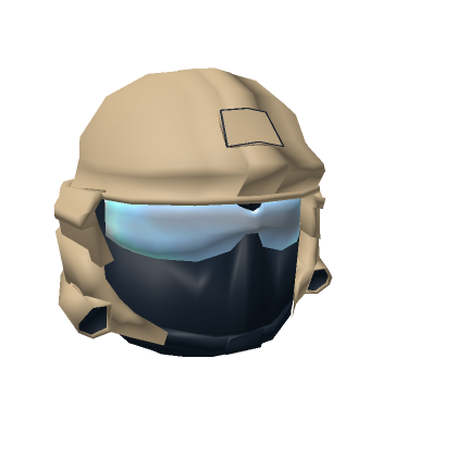Tan Military Army Navy Helmet Visor Mask Goggles | Roblox Item - Rolimon's