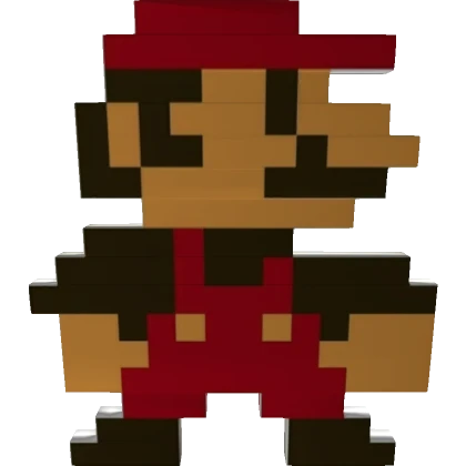 8 Bit Red Mario Shoulder Pal | Roblox Item - Rolimon's