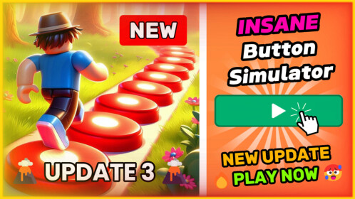 [ UPD 3!] 미치광이 버튼 시뮬레이터 - Roblox
