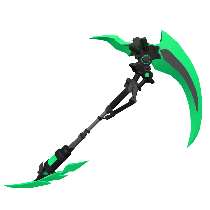 Green Cyber Scythe | Roblox Item - Rolimon's