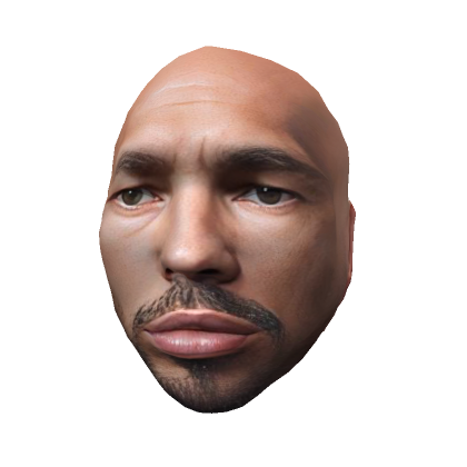 Tête d'homme audacieux - Roblox