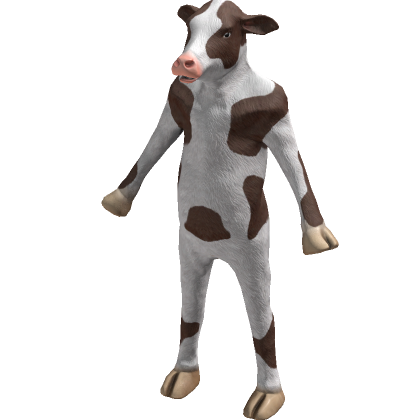 Brown Cow Suit Realistic Costume | Roblox Item - Rolimon's
