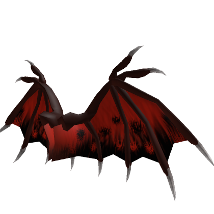 Outspread Demon Wings- Back | Roblox Item - Rolimon's