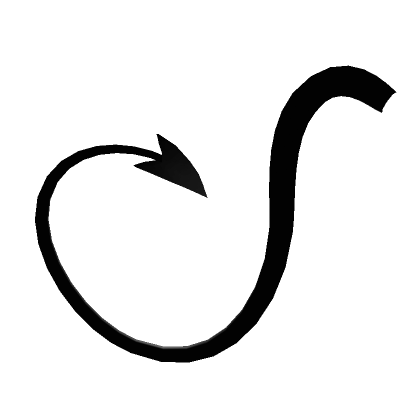Long Black Demon Tail | Roblox Item - Rolimon's