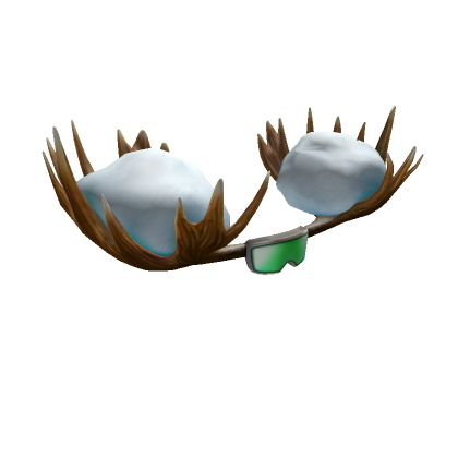 Snow-Packed Moose Antler Goggles | Roblox Item - Rolimon's