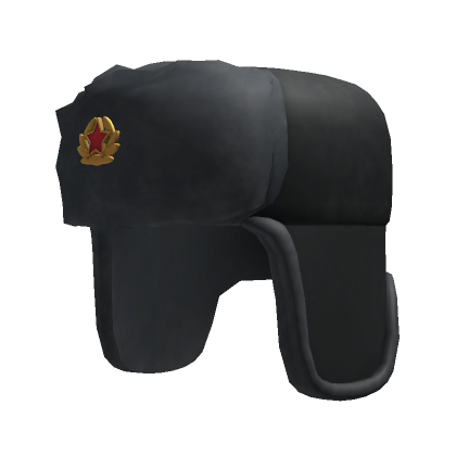 Dark Gray Fluffy Soviet Ushanka | Roblox Item - Rolimon's