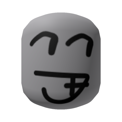 Epicguy McAwesome Face (Light Grey) | Roblox Item - Rolimon's