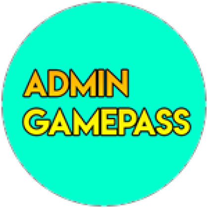 Admin gamepass - Roblox