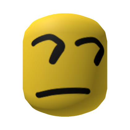 Rosto Desinteressado (Noob Amarelo) - Roblox