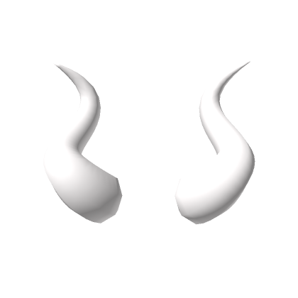 White Demon Horns | Roblox Item - Rolimon's