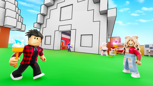 ระบายสีบล็อกทั้งหมด! - Roblox