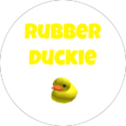 rubber duckie - Roblox