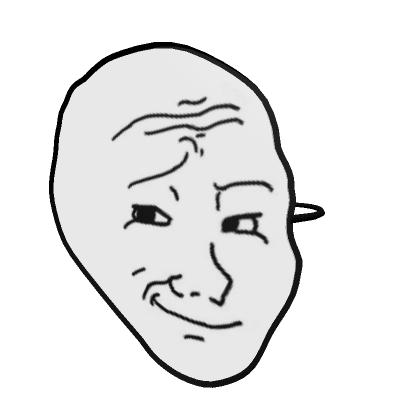 Confident Wojak Face Mask | Roblox Item - Rolimon's