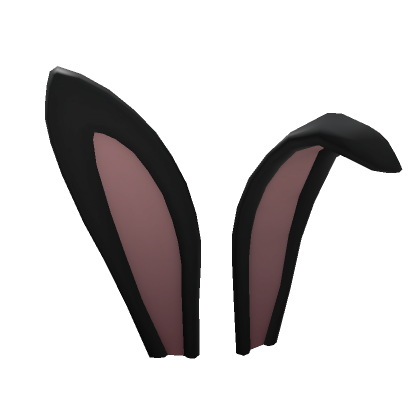 Black Bunny Ears | Roblox Item - Rolimon's
