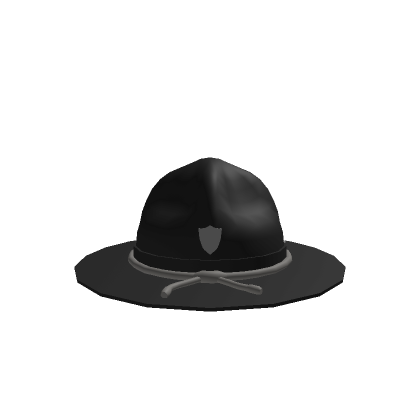 State Police Trooper Campaign Cop Hat Scala Black | Roblox Item - Rolimon's