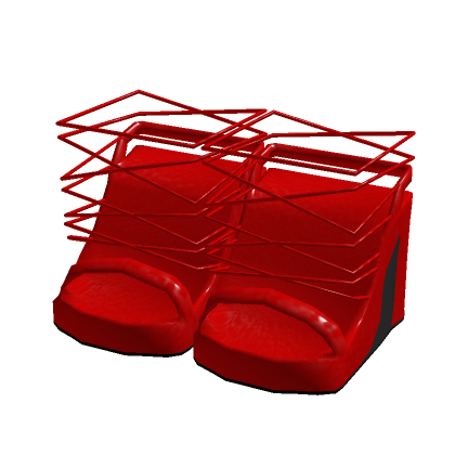 Red Platform High Heels | Roblox Item - Rolimon's