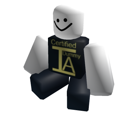 IA Certified Dummy Pal (Reupload, floating issue) | Roblox Item - Rolimon's
