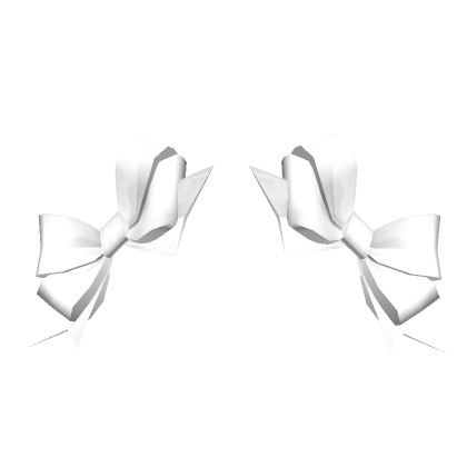 Adorable Double Bows White | Roblox Item - Rolimon's