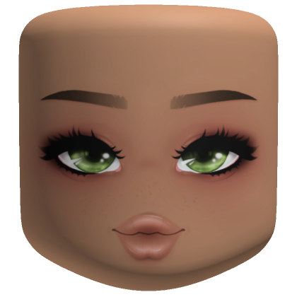 Green MakeUp Girl Face | Roblox Item - Rolimon's
