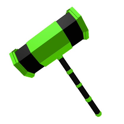Neon Green Hammer | Roblox Item - Rolimon's