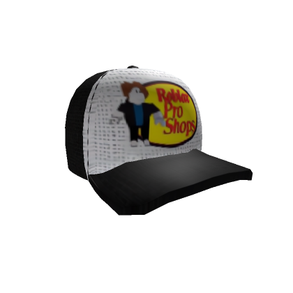 Black and White Roblox Pro Shops cap | Roblox Item - Rolimon's