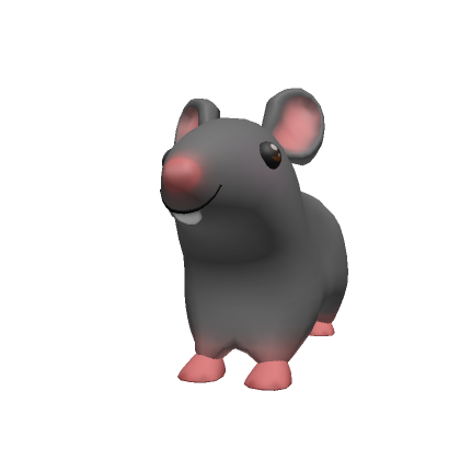 Gray Rat on Head | Roblox Item - Rolimon's