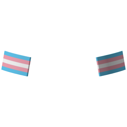 Pegatinas de la cara de la bandera trans ️‍ [Arriba] - Roblox