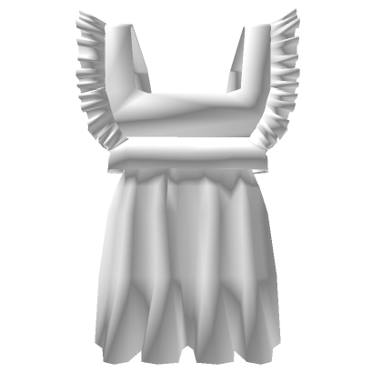 (1.0 R6 girl) white maid apron | Roblox Item - Rolimon's