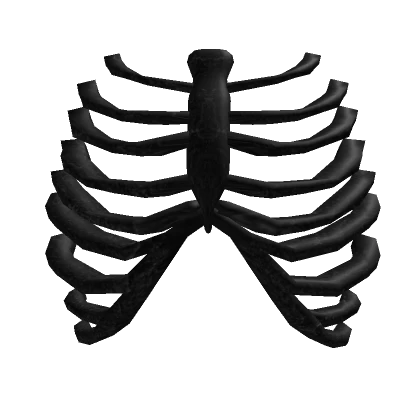Dark Rib Cage Skeleton Bone | Roblox Item - Rolimon's
