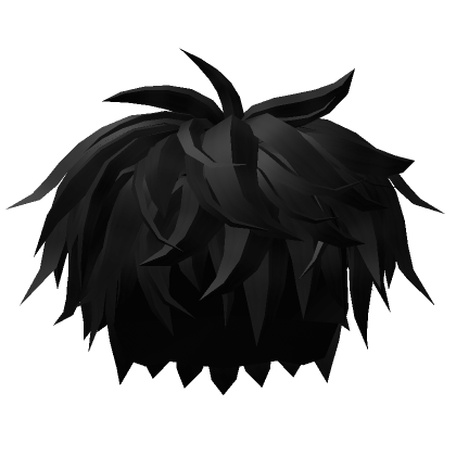 Black Messy Boy Hair | Roblox Item - Rolimon's