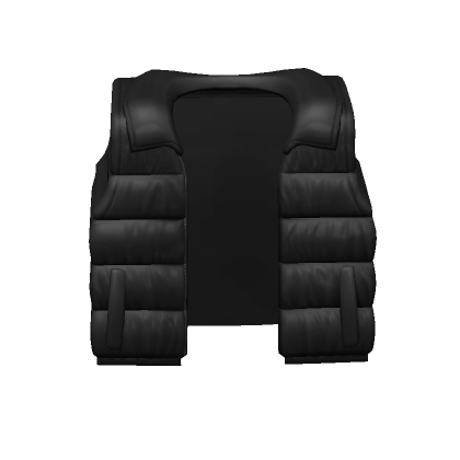 Black Puffer Vest 1.0 | Roblox Item - Rolimon's