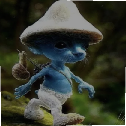 BIG CUBE Smurf Cat Shailushai | Roblox Item - Rolimon's