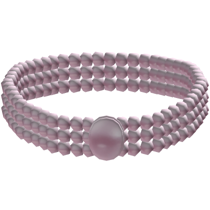 Pearly Necklace in Pink | Roblox Item - Rolimon's