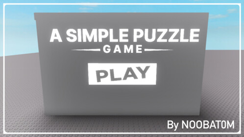 Um Jogo de Puzzle Simples - Roblox