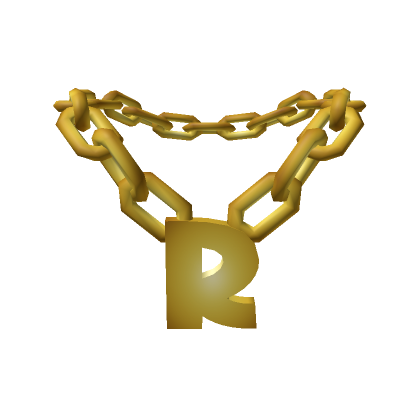 Gold Letter R Chain | Roblox Item - Rolimon's