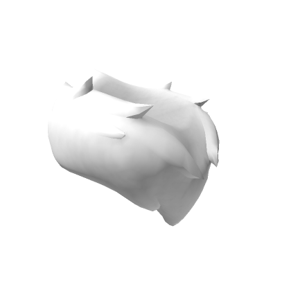 Fluff de Pescoço Branco - Roblox