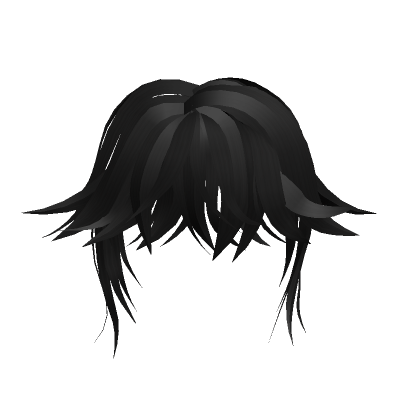 Black Fluffy Bangs | Roblox Item - Rolimon's