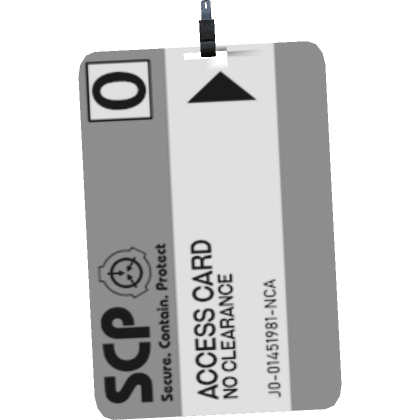 SCP Security Keycard: Level 0 | Roblox Item - Rolimon's