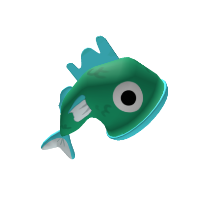 Big Silly Green Fish Hat | Roblox Item - Rolimon's