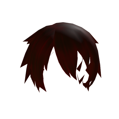 Anime Hair - Dark Red Tanjiro Color Edition Ghoks | Roblox Item - Rolimon's