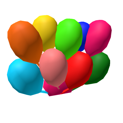 Balloons Front Multi Color Large | Roblox Item - Rolimon's
