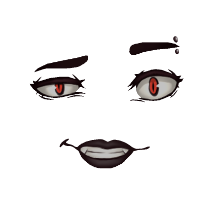 Smirking Female Anime 3D Face | Roblox Item - Rolimon's