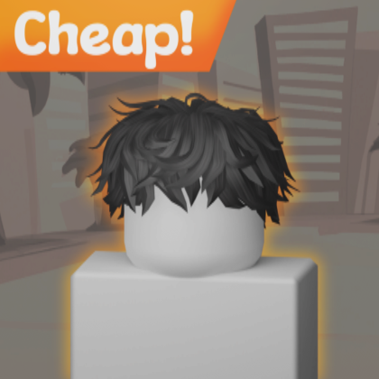 💵 CHEAP Black Messy Hair V3 | Roblox Item - Rolimon's