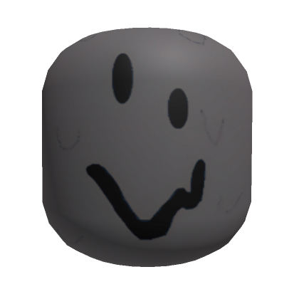 Grey Melted Noob Face | Roblox Item - Rolimon's