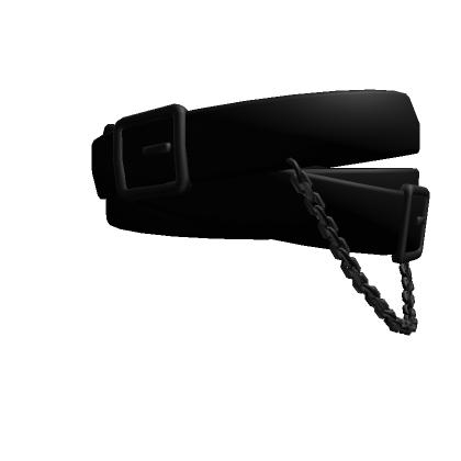 Black Blinded Belt Chain | Roblox Item - Rolimon's