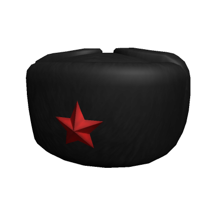 Large Red Star Fur Ushanka | Roblox Item - Rolimon's