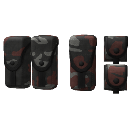 Red Camo FLC Pouches | Roblox Item - Rolimon's