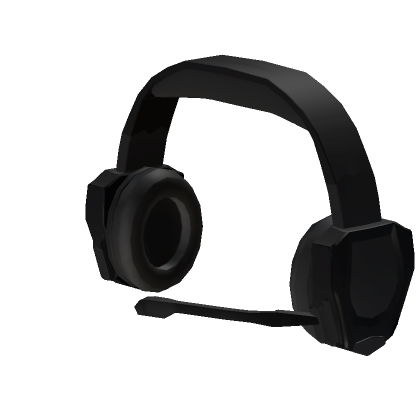black gamer headset | Roblox Item - Rolimon's
