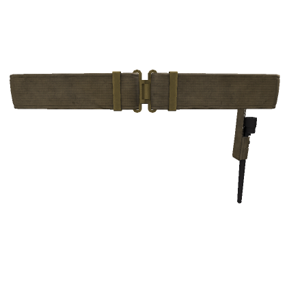 British WW2 P37 Equipment Belt & Bayonet No.4 | Roblox Item - Rolimon's