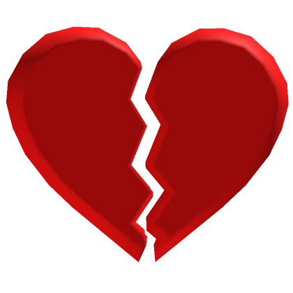 Broken Heart (Red) | Roblox Item - Rolimon's